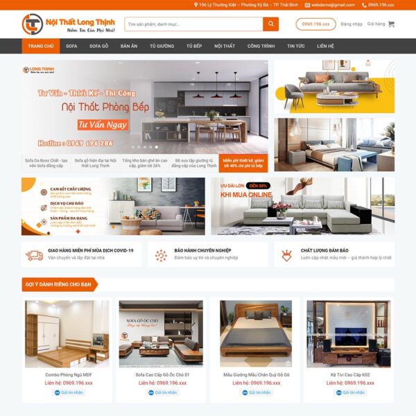 Thiết kế website bán đồ nội thất - THIẾT KẾ WEB KINH DOANH ONLINE ...